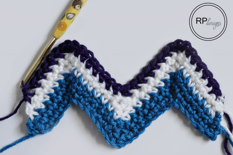 Free Crochet Chevron Pattern Tutorial - Easy Crochet Patterns