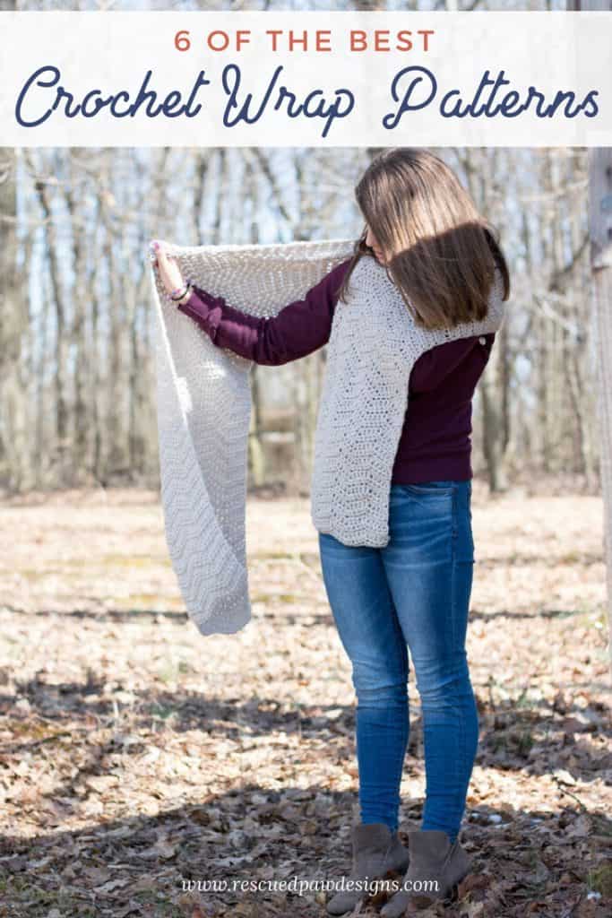 6 Beautiful and Free Crochet Wrap Patterns - Easy Crochet Patterns