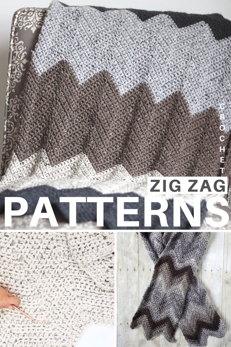 Zig Zag Crochet Patterns - Easy Crochet Patterns