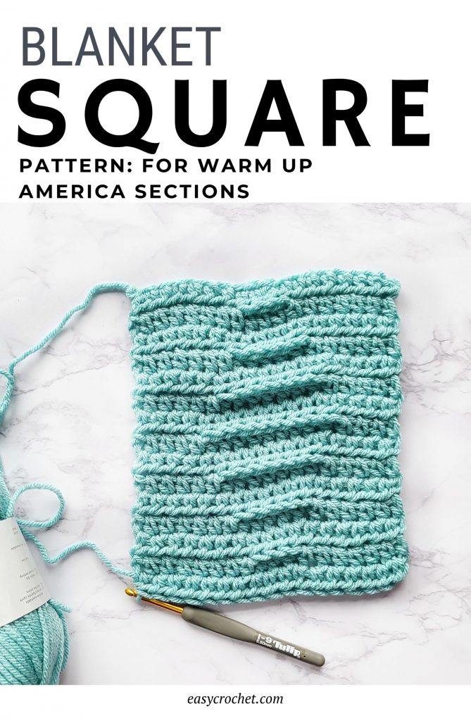 Warm Up America Crochet Section Rectangle - Easy Crochet Patterns