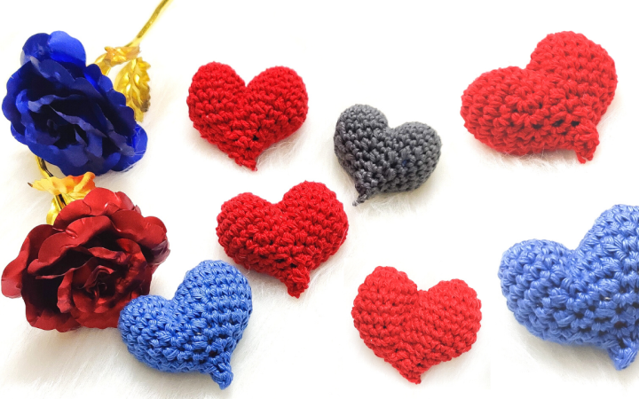 How To Crochet Amigurumi Heart Easy Crochet Stuffed Heart Pattern ...