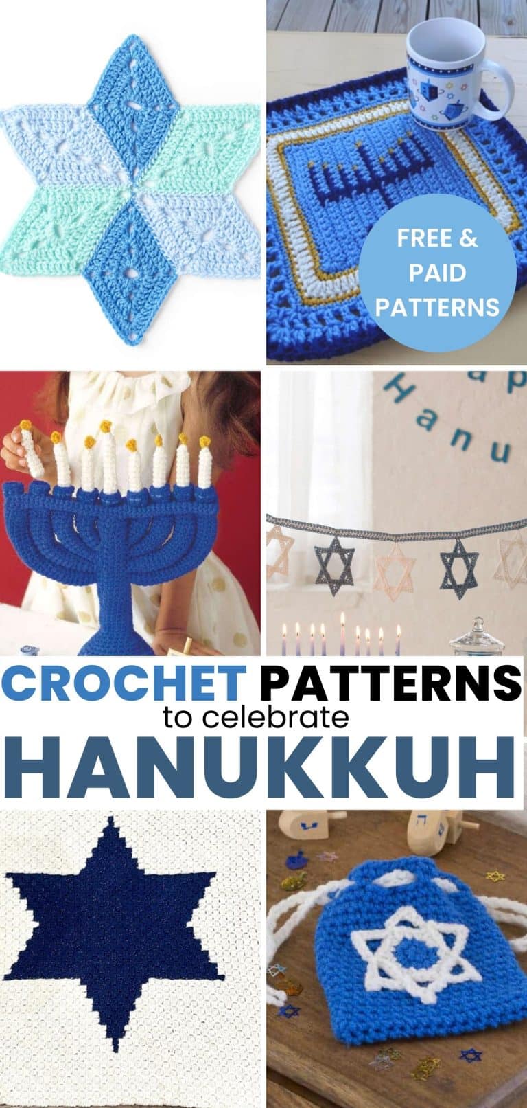 Hanukkah Crochet Patterns You'll Love to Make - Easy Crochet Patterns