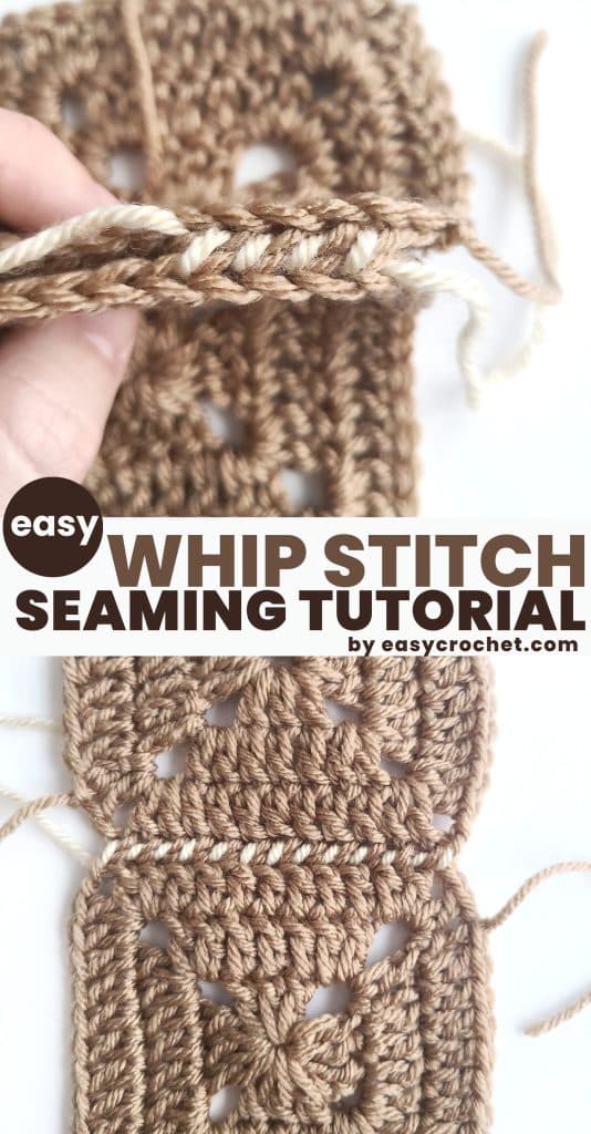 Whip Stitch Crochet Seaming Technique - Easy Crochet Patterns