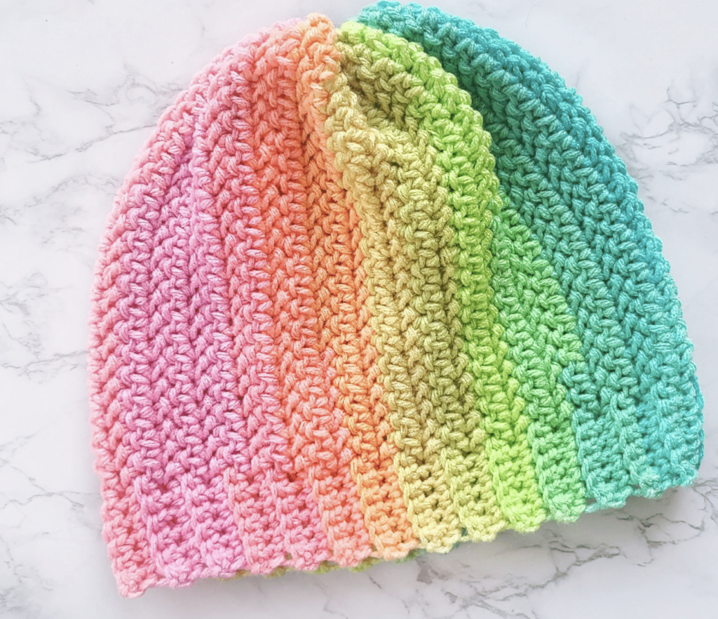 Free Crochet Patterns That Use Retro Stripe Yarn - Easy Crochet Patterns