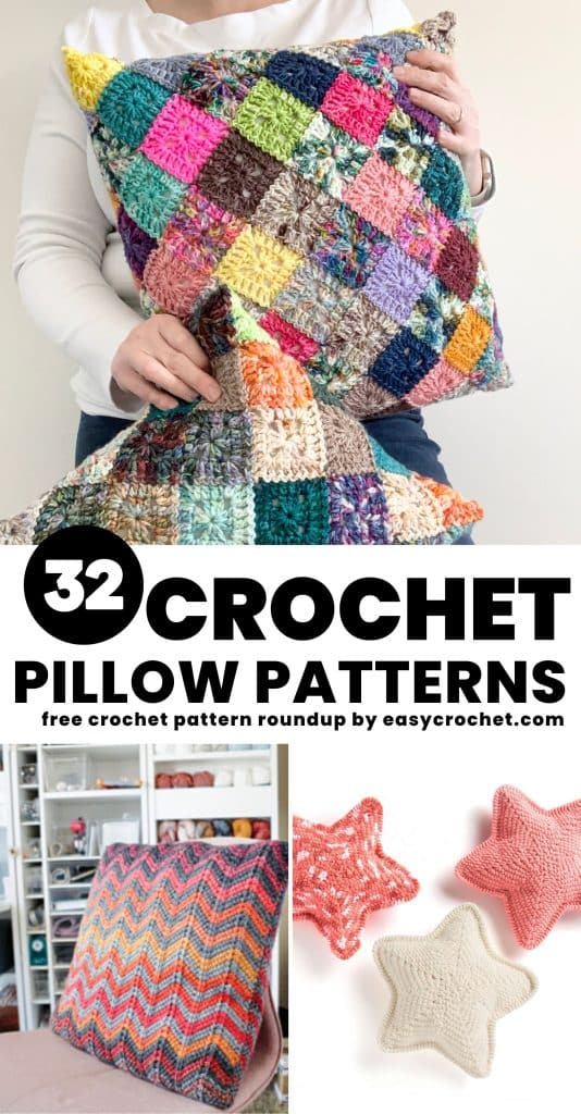 32 Cozy Crochet Pillow Patterns For Your Home - Easy Crochet Patterns